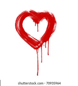 105,330 Red heart painted Images, Stock Photos & Vectors | Shutterstock