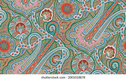 138,124 Seamless traditional paisley Images, Stock Photos & Vectors ...