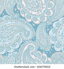 Paisley Seamless Pattern Stock Illustration 656570653 | Shutterstock
