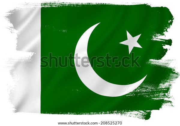Pakistan Flag Backdrop Background Texture Stock Illustration 208525270 ...