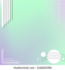 Pale Green Gradient Background Modern Graphics Stock Illustration ...