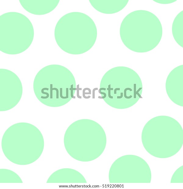 Pale Green Polka Dots Pattern Stock Illustration 519220801 | Shutterstock