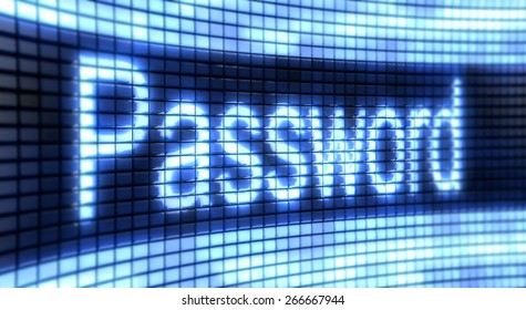 Panel Password Stock Illustration 266667944 | Shutterstock