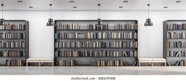51 Bookshelf Frontview Images, Stock Photos & Vectors | Shutterstock