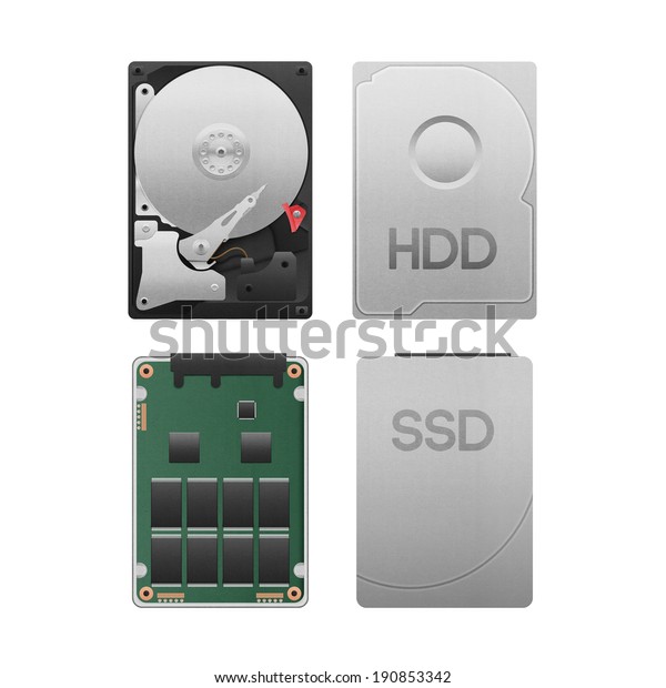Paper Cut Hard Disk Drive Vs 스톡 일러스트 190853342 | Shutterstock
