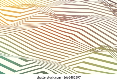 Parametric Wave Abstract Background Graphic Backdrop Stock Illustration ...