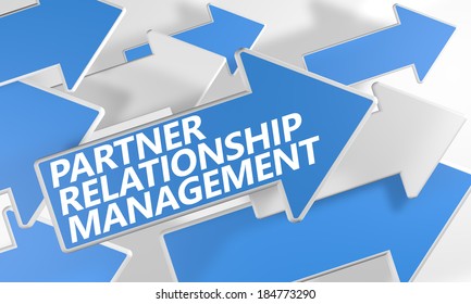 Partner Relationship Management 3d Render Concept Stock Illustration ...