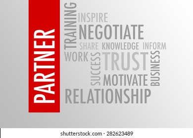 Partner Word Cloud Stock Illustration 282623489 | Shutterstock
