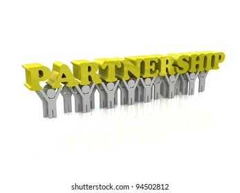 Partnership Concept Stock Illustration 94502812 | Shutterstock