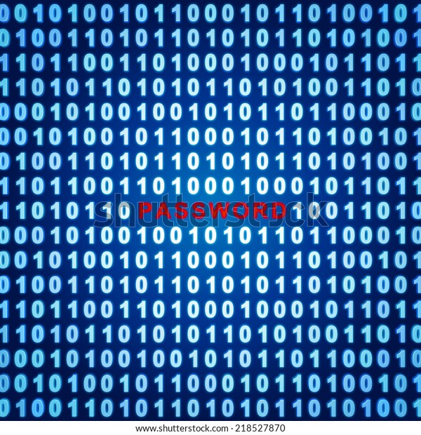 Password Background Stock Illustration 218527870