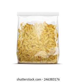 Transparent Plastic Pasta Bag Isolated On Stock Photo (Edit Now) 534209074