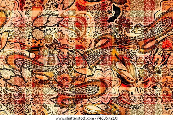 1,577 Paisley Checks Pattern Images, Stock Photos & Vectors | Shutterstock