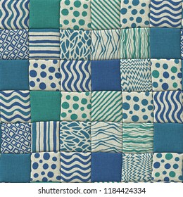Patchwork Quilt Seamless Texture Fabric Texture: ilustración de stock ...