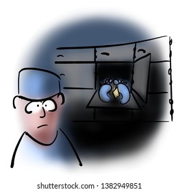 Pathologist Corpse Morgue Stock Illustration 1382949851 | Shutterstock