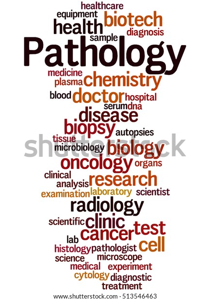 Pathology Word Cloud Concept On White Stock Illustration 513546463 ...