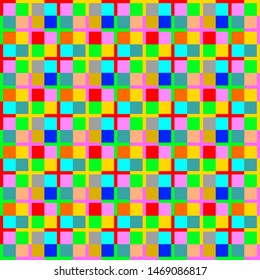 Pattern Alternating Squares Different Colors Stock Illustration ...