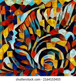 6,253 Abstract Saturation Face Images, Stock Photos & Vectors ...