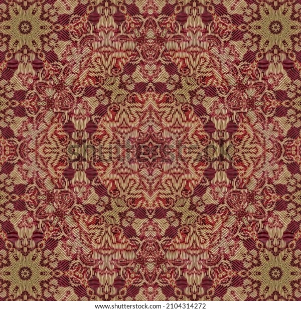 Pattern Background Design Arabesque Ethnic Texture Stock Illustration ...