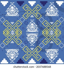 Pattern Batik Tulis Lampung Background Stock Illustration 2037688568 ...