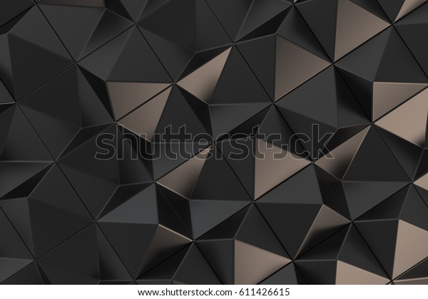 Pattern Black Pyramid Shapes Wall Pyramid Stock Illustration 611426615 ...