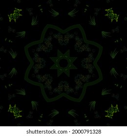 Pattern Flora Theme Inspired By Traditional Stock Illustration ...