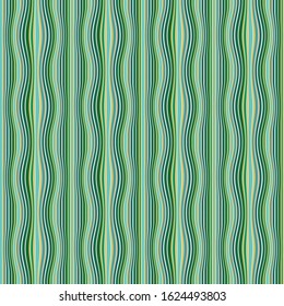 Pattern Green Vertical Wavy Lines Stock Illustration 1624493803 ...