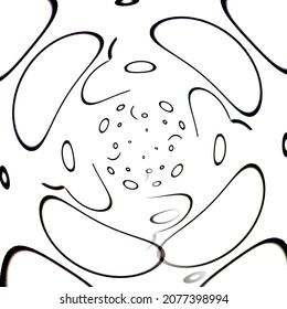 Pattern Type Background Black Color Stock Illustration 2077398994 ...