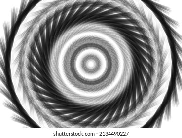 Patterned Circle Circular Black Line On Stock Illustration 2134490227 ...
