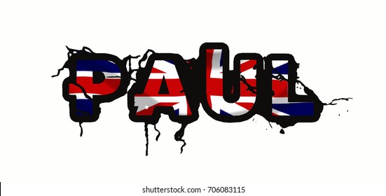 33 Paul name graphic Images, Stock Photos & Vectors | Shutterstock