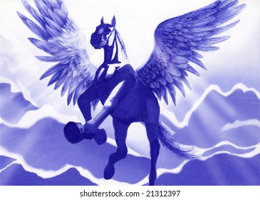 Pegasus Stock Illustration 21312397 | Shutterstock