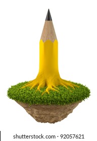 Pencil Tree Stock Illustration 92057621 | Shutterstock