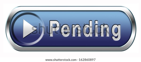 Pending Review Approval Application Progress Icon Stock Illustration ...