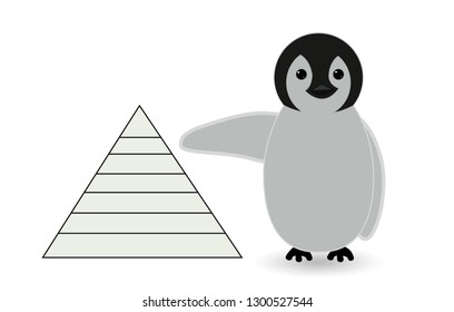 Penguin Triangle Design Stock Illustration 1300527544 | Shutterstock