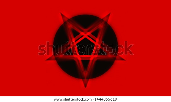 Pentagram Symbol Composed Five Straight Lines Stock Illustration ...