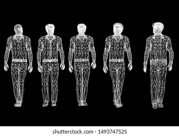 People Drawing 3d Rendering Stock Illustration 1493747525 | Shutterstock
