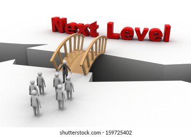 People Next Level Progress Concept Stock Illustration 159725402 ...