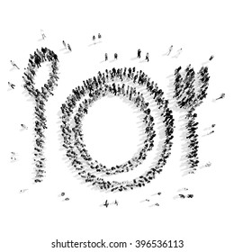 People Shape Table Set Stock Illustration 396536113 | Shutterstock