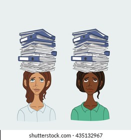 Huge Amounts Information Need Explore People Stock Vector (Royalty Free ...