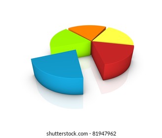 Percent Graph Stock Illustration 81947962
