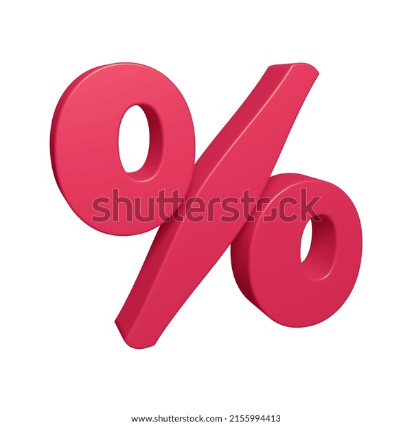 Percent Mark Symbol 3d Render3d Illustration Stock Illustration ...