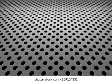Perforated Metal Texture Stock Illustration 189124331 | Shutterstock