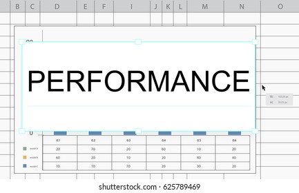 Performance Summary Management Spreadsheet Word Stock Illustration ...