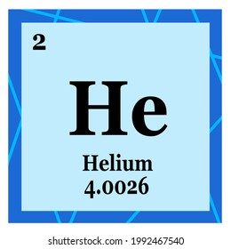 Periodic Table Element Helium Stock Illustration 1992467540 | Shutterstock