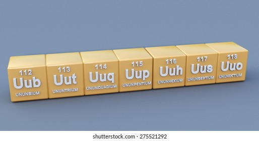 Periodic Table 3rd Period Stock Illustration 275521304 | Shutterstock