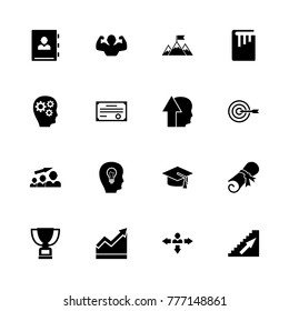 Personal Development Icons Expand Any Size: vector de stock (libre de ...