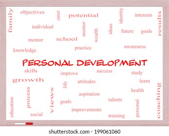 Personal Development Word Cloud Concept On Stock Illustration 199061060 ...