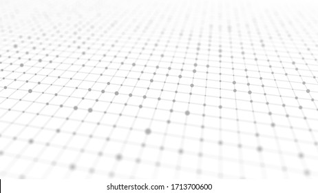 Perspective Grid Background Network Connection Structure Stock ...