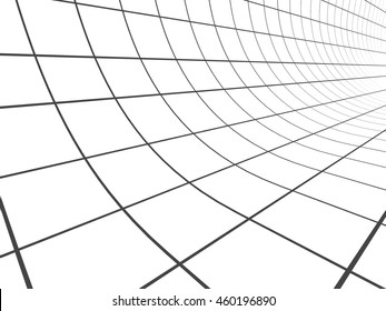 Perspective Grid Line Background Stock Illustration 460196890