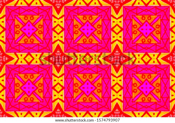 Peruvian Ethnic Pattern Folk Design Ikat Stock Illustration 1574793907