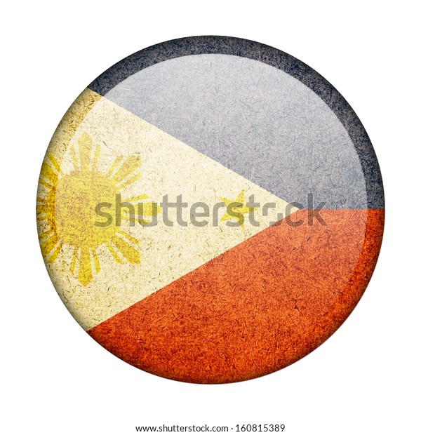 Philippines Button Flag Stock Illustration 160815389 | Shutterstock